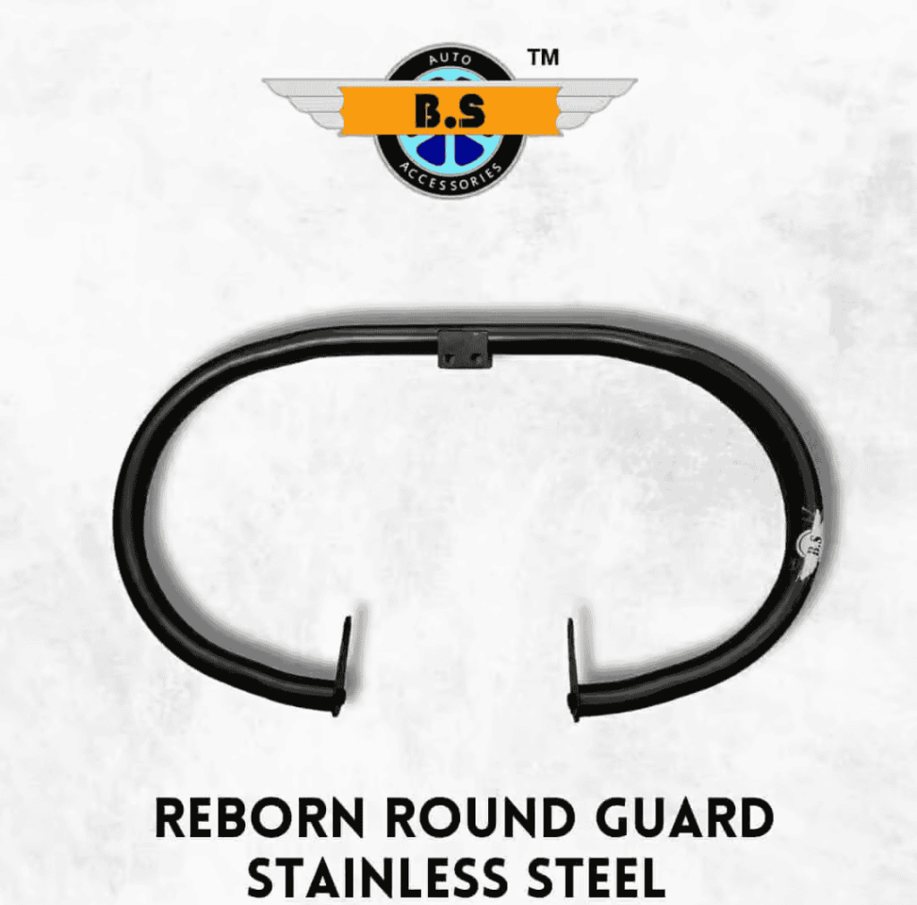 VINTAGE ROUND LEG GUARD FOR NEW CLASSIC REBORN & STANDARD, STAINLESS ...